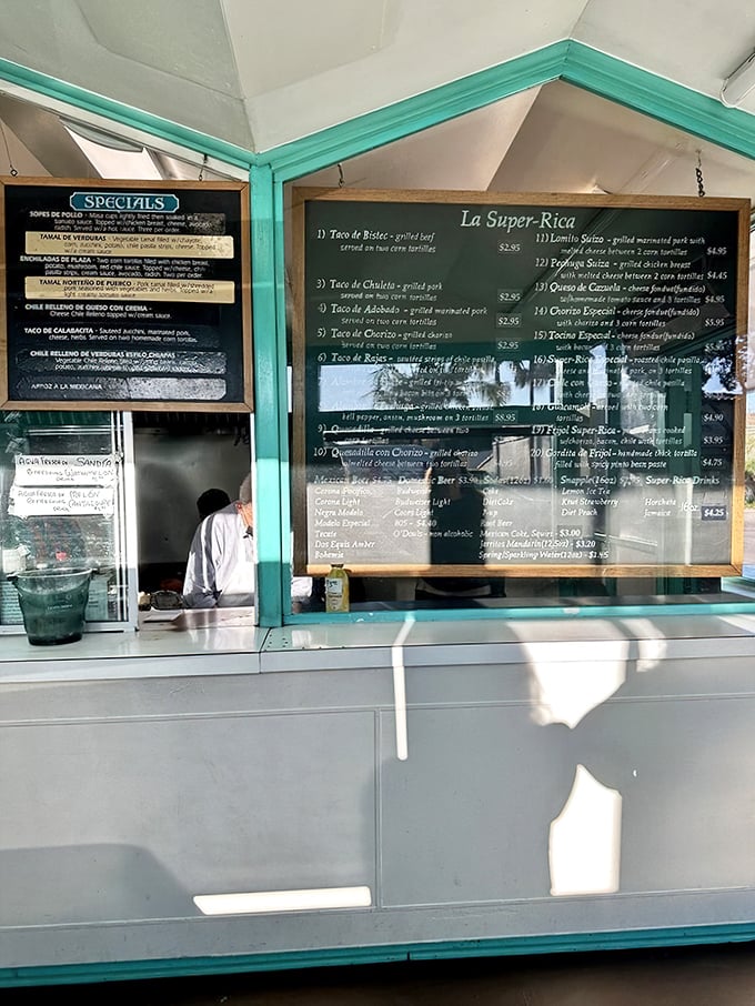 The ordering window – that magical portal where dreams become reality and hunger transforms into anticipation. Choose wisely, friends.