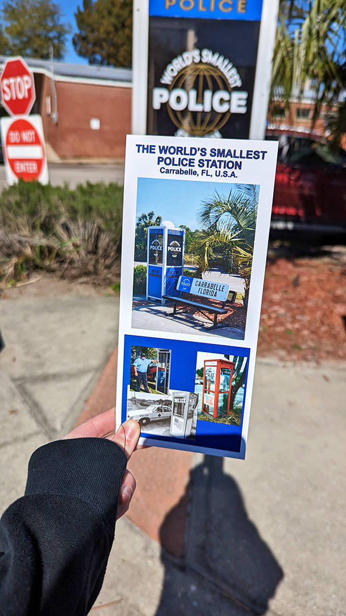 Official pamphlets prove this roadside attraction has achieved legitimate tourist destination status in the Sunshine State.