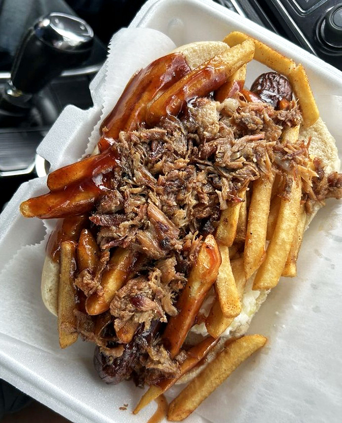 The Polish Girl—Cleveland's answer to "How can we make this sandwich even better?" Turns out, the answer was "Put fries ON it."