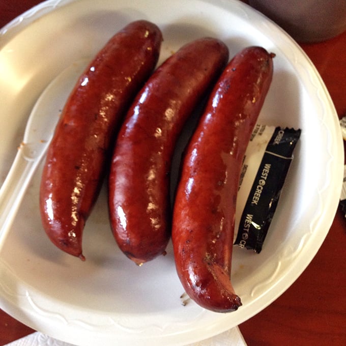 These sausages have the kind of glistening perfection that makes you want to write poetry – meaty, smoky sonnets of appreciation.