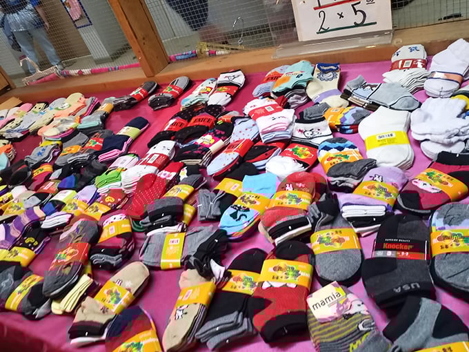 Sock heaven exists, and it's at Super Flea. From cartoon characters to classic patterns, your feet will never be boring again.