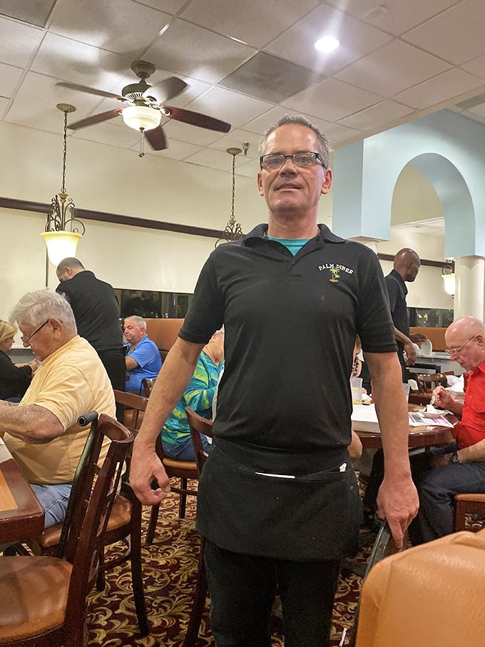 The true secret ingredient at Palm Diner isn't on any recipe card – it's the staff who make you feel like you've been coming here for years, even on your first visit.