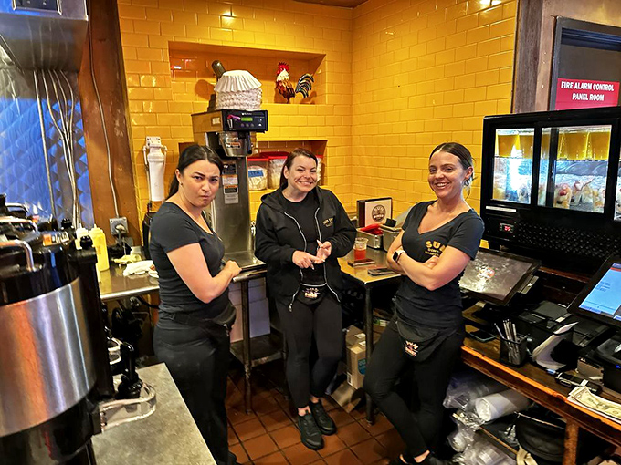 The staff brings Southern hospitality to life with genuine smiles. These are the breakfast professionals who ensure your morning starts right.