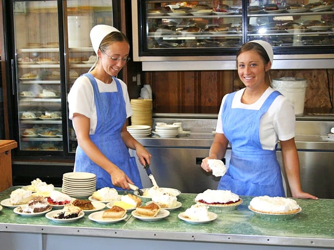 The pie ladies of Boyd & Wurthmann, keepers of recipes passed through generations. Their hands create the desserts that memories are made of.
