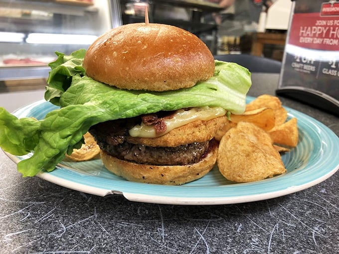 This burger doesn't need a fancy name or fourteen toppings to impress. It's confident in its perfect execution and rightfully so.
