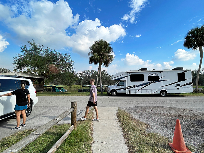 RV camping at Myakka—where your morning coffee comes with a side of bird songs and zero traffic reports.