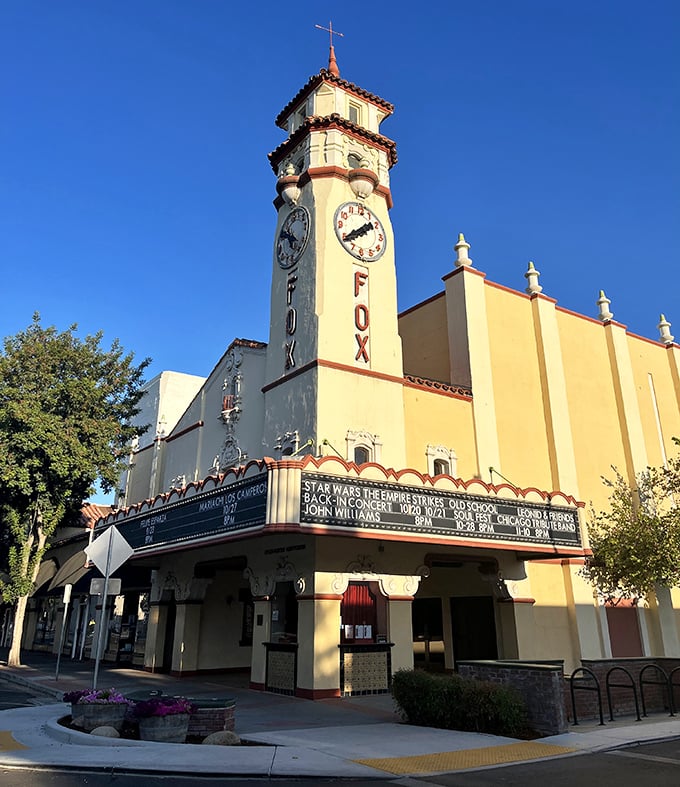 The majestic Fox Theatre's Spanish Colonial tower stands sentinel over downtown, a 1930s movie palace where memories are still made in velvet seats.