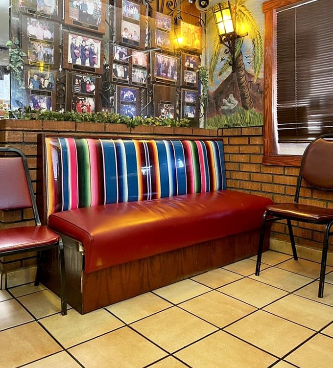 Even the waiting area feels welcoming, building anticipation for the feast that awaits ahead.