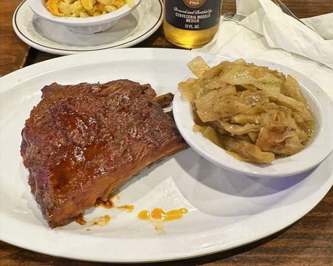 These ribs don't just fall off the bone—they leap joyfully into your mouth, leaving behind nothing but sticky fingers and happiness.