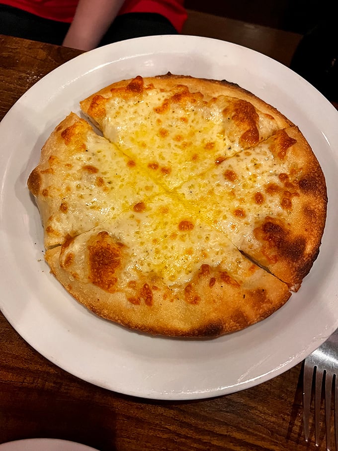 Sometimes the simplest things are the hardest to perfect—this cheese pizza is the Meryl Streep of pies.