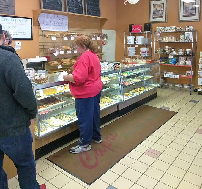 The display case—where dreams are made and diets go to die. Choose wisely, or better yet, choose everything.