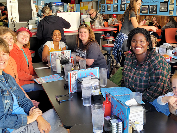 Happy faces around every table tell the real story of this beloved breakfast destination.
