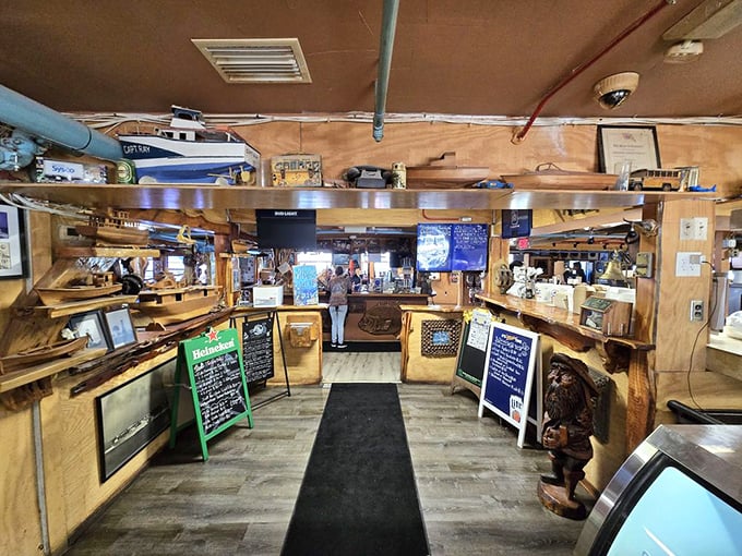 Walking through Singleton's is like entering a maritime museum where everything tells a story—and you can eat the exhibits.