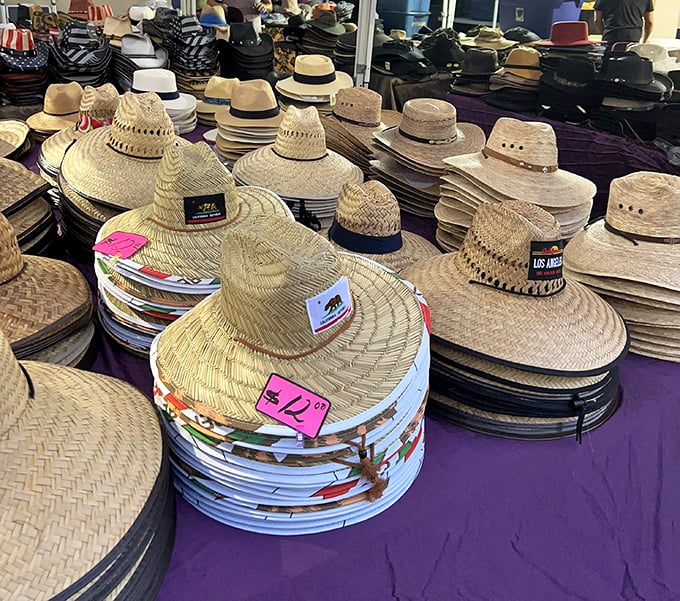 Protection from the California sun never looked so good. These straw hats offer both practical shade and that perfect "I summer in Napa" aesthetic.