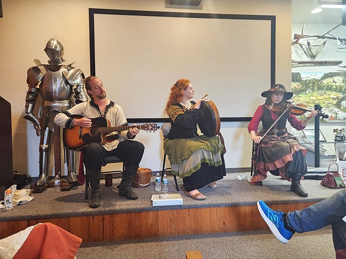 History comes alive as performers transport visitors back in time with period music, proving knights enjoyed more than just the clashing of swords.