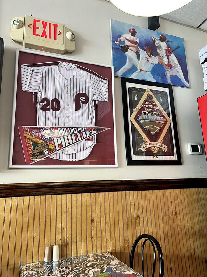 That framed Phillies jersey isn't just memorabilia – it's a shrine to summer afternoons spent with a transistor radio and cold drink.