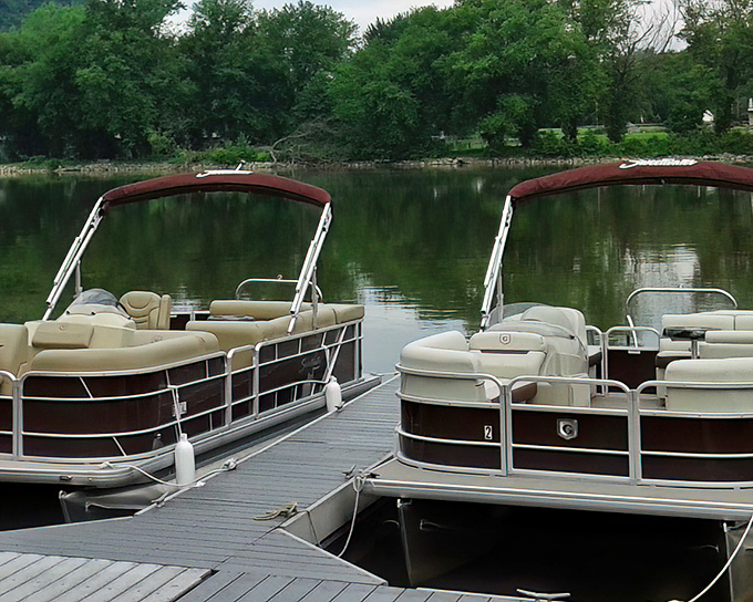 These pontoon boats aren't just watercraft – they're floating patios ready to deliver you into the heart of Susquehanna's blue embrace.