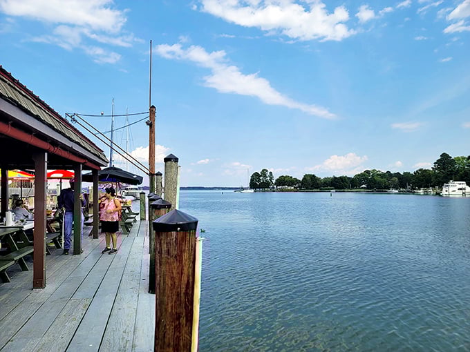 The view alone is worth the drive—calm waters stretching to the horizon remind you why the Chesapeake Bay inspires such devotion.
