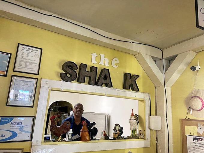 The friendly faces behind the counter who've mastered the art of fried chicken perfection.