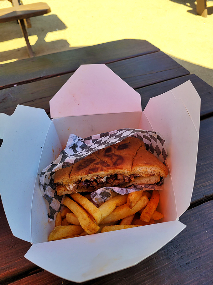 Not all heroes wear capes—some come in takeout containers with fries. This torta sandwich is lunchtime salvation on a busy day.