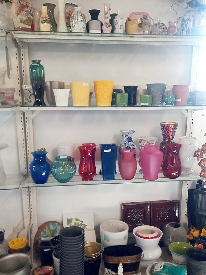 A rainbow of vases stands at attention – from mid-century modern to grandmillennial chic, there's a vessel for every bloom and style.