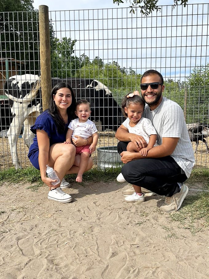 Family memories in the making – because nothing bonds generations like fresh air and farm animals.