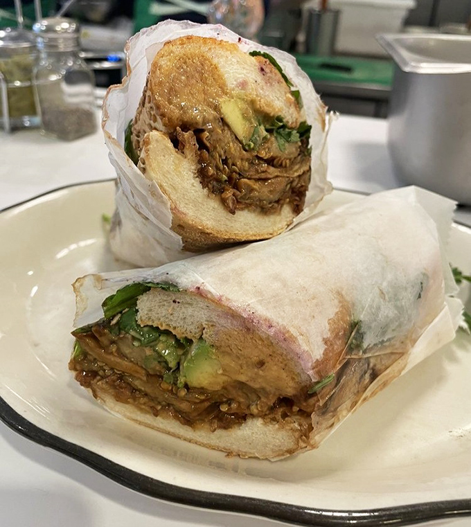 This bánh mì brings Vietnamese street food energy to Philadelphia, wrapped up like a present your taste buds can't wait to unwrap.