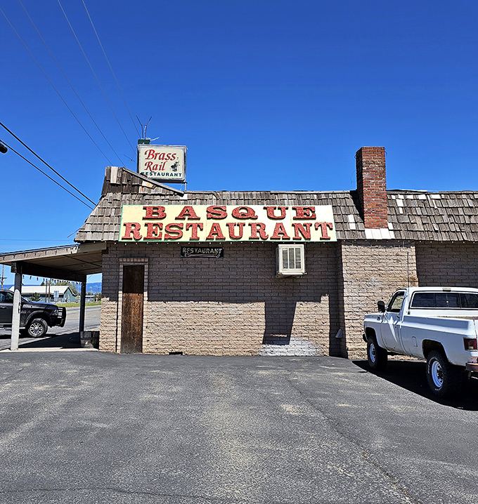 The Brass Rail Restaurant doesn't need fancy signage when the food speaks for itself. Sometimes the best meals hide behind modest exteriors.