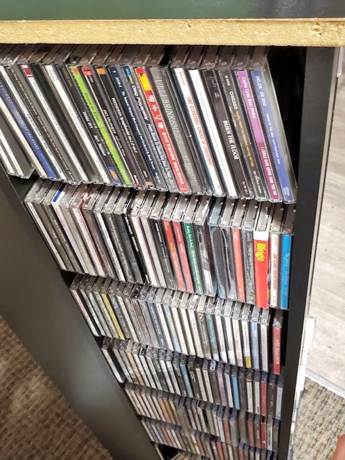 A time capsule of musical history on CD—proof that people once paid money for physical albums before everything lived in the cloud.