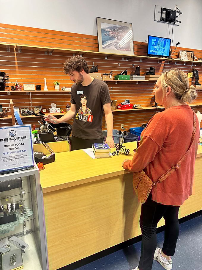 The checkout counter – the final gateway between you and your newfound treasures.