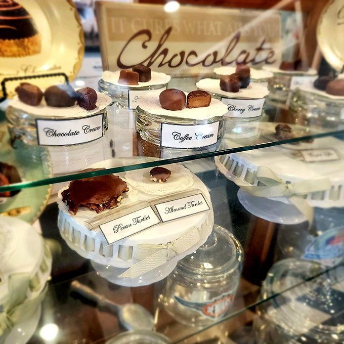 These aren't just chocolates—they're tiny time machines, each bite transporting you to a moment when calories didn't exist and joy was measured in sweetness.
