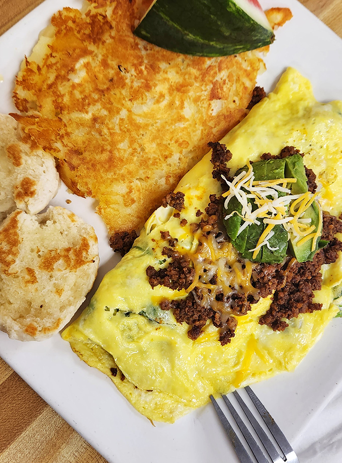 This chorizo scramble doesn't just wake up your taste buds – it gives them a full marching band parade with confetti.