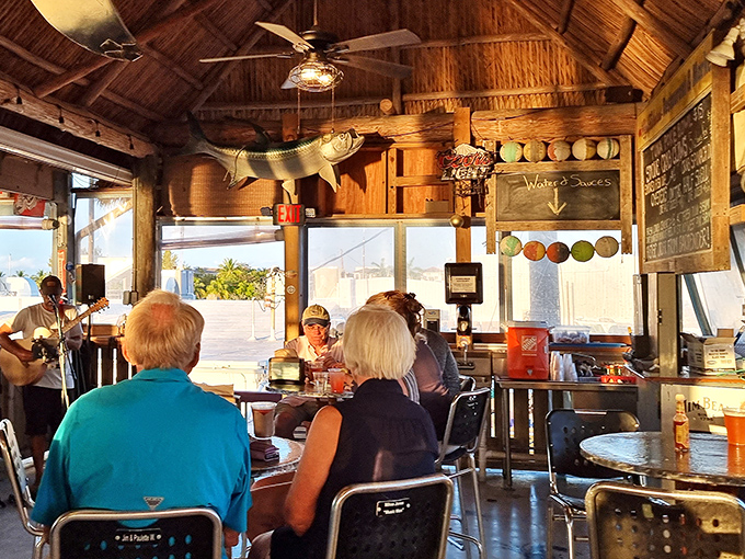 Live music and fresh seafood—a pairing as natural as sunshine and the Florida Keys.