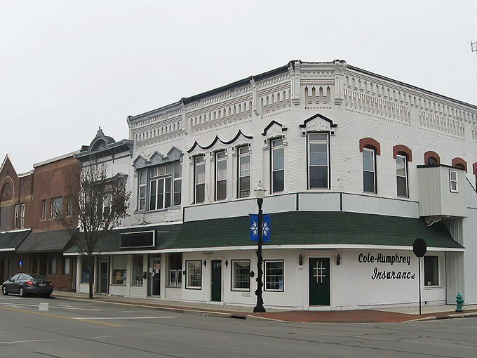 Downtown Ada's architectural details speak to a time when buildings weren't just structures but statements – ornate cornices and all.