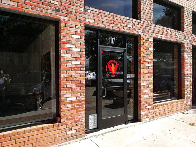 The entrance promises little but delivers everything—a doorway to one of Rockwall's most cherished culinary experiences.