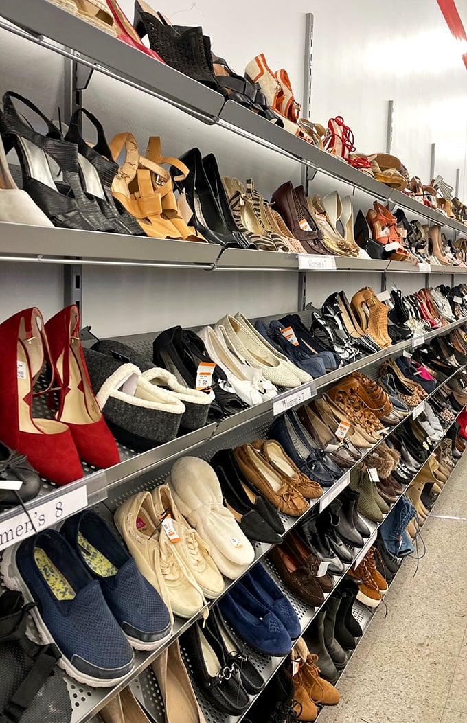 Shoe heaven or footwear purgatory? Either way, there's a pair here with your name on it—possibly literally if the previous owner used a Sharpie.
