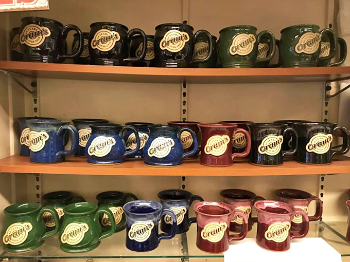 Collect the mugs, collect the memories. These colorful vessels aren't just for coffee—they're trophies celebrating your excellent taste in donuts.