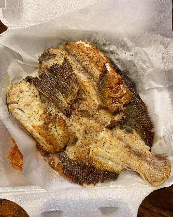 Flounder so fresh it practically introduces itself. Delicately seasoned and perfectly cooked—the ocean couldn't have planned a better farewell.