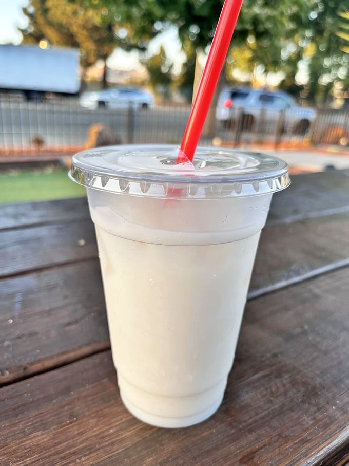 The drink that cools the fire and soothes the soul. This horchata is the perfect creamy counterpoint to spicy tacos.