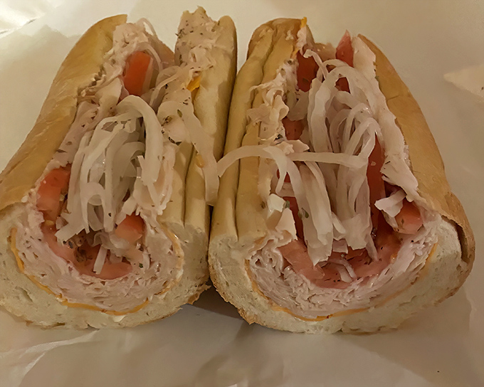This sandwich doesn't just satisfy hunger—it abolishes it. Turkey, cheese, and fresh tomato create the comfort food trifecta we all crave.
