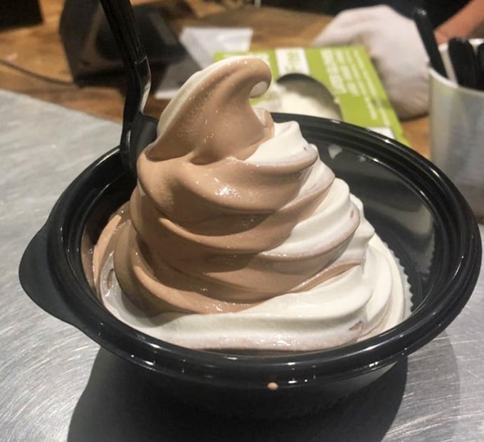The "Cold Cones" part of the equation – swirled soft serve that brings childhood joy with grown-up quality. The perfect finale.