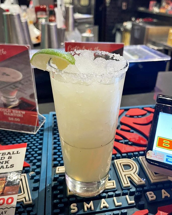 This isn't just a margarita—it's nature's perfect palate cleanser between bites of smoky, saucy barbecue bliss.