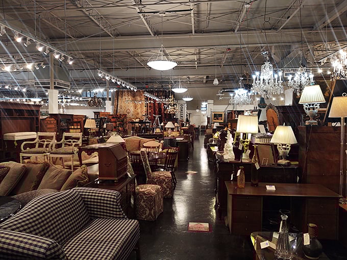 The furniture equivalent of speed dating – rows of potential matches for your home, each with character, history, and hopefully no deal-breaking flaws.