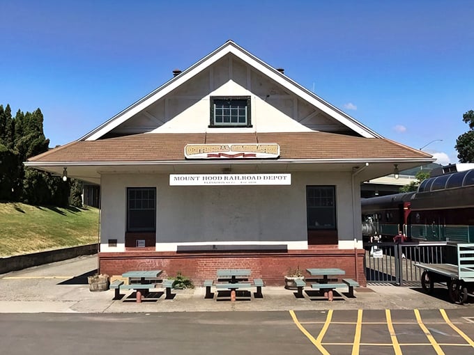 The depot where your adventure begins – classic architecture that's been welcoming travelers for over a century.