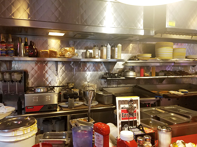Behind every great diner is a well-organized kitchen—where the magic happens amid stainless steel, yellow plates, and decades of breakfast wisdom.