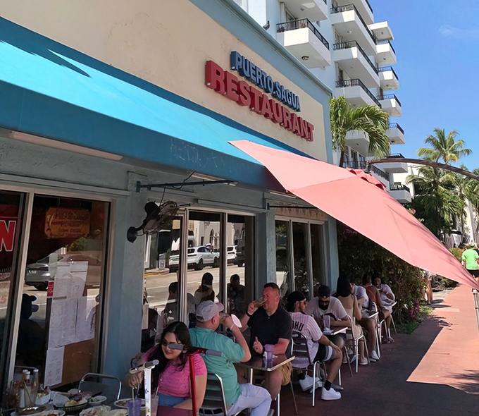 The sidewalk seating offers prime people-watching with a side of Cuban coffee—Miami's version of Parisian café culture, just with more humidity.