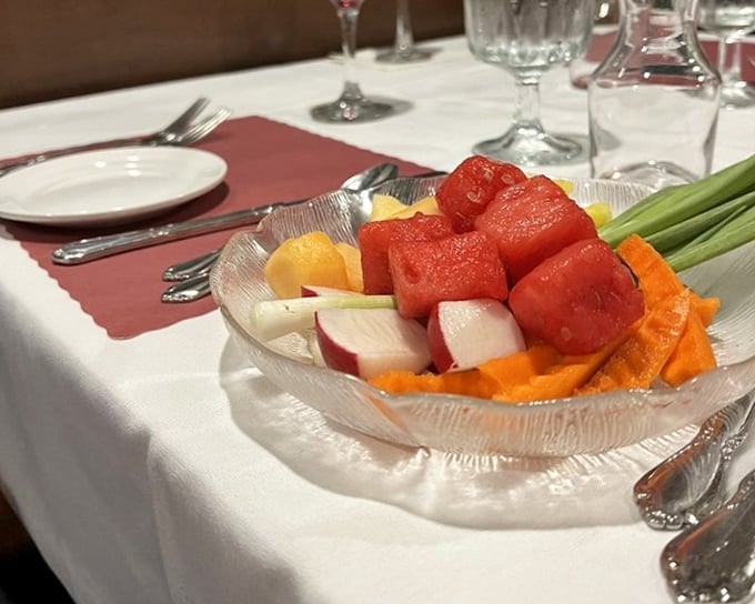 The relish tray – that beautiful, crunchy, colorful Wisconsin tradition that turns waiting for your meal into its own appetizer adventure.