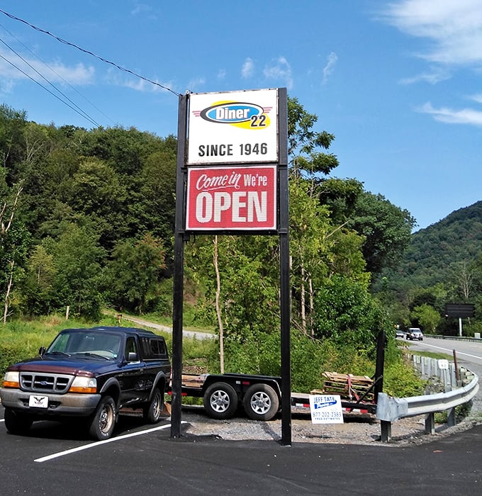 "Since 1946" – the sign promises decades of perfected recipes and generations of satisfied customers. Some landmarks don't need fancy advertising.