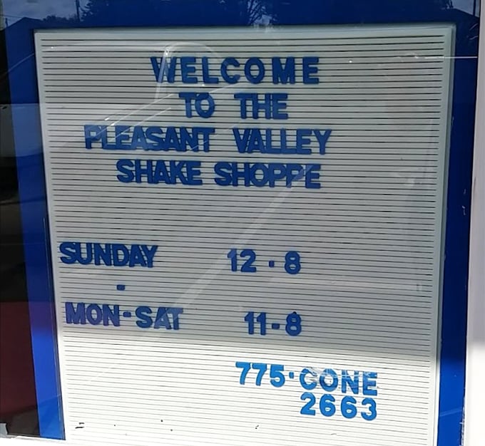 The sign says it all—this place knows exactly what it is and doesn't need fancy hours or pretentious claims.