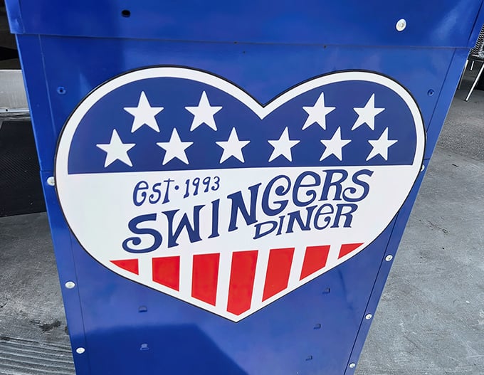 Established 1993, but the red, white, and blue heart logo feels timeless – like it's been feeding Los Angeles since diners were invented.
